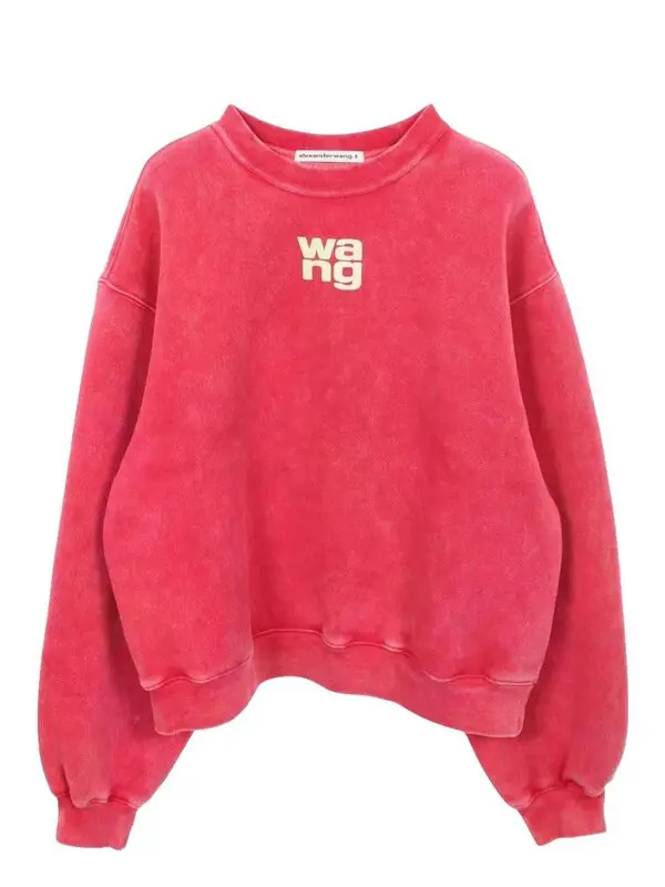 ALEXANDER WANG Logo-print Sweater - Red