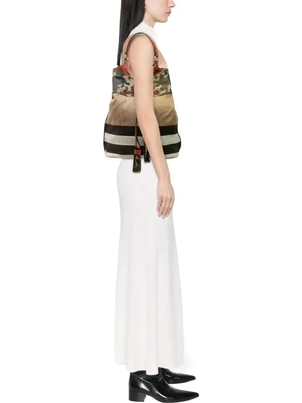 Burberry Susanna Tassel Bucket Bag - Brown