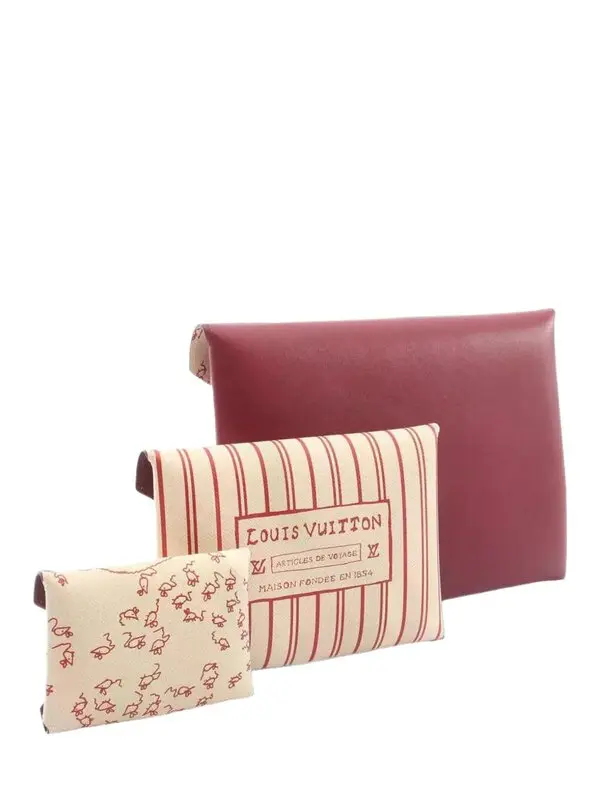 LOUIS VUITTON Grace Coddington Kirigami Clutch Bag - Red