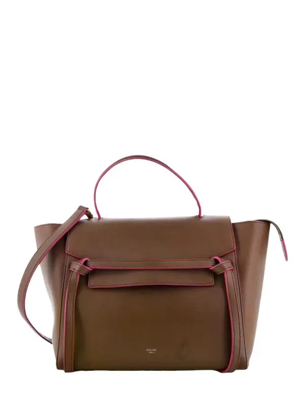 Celine Belt Bag Calfskin Mini Satchel - Brown