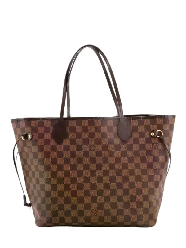 LOUIS VUITTON Damier Neverfull Mm Tote Bag - Brown