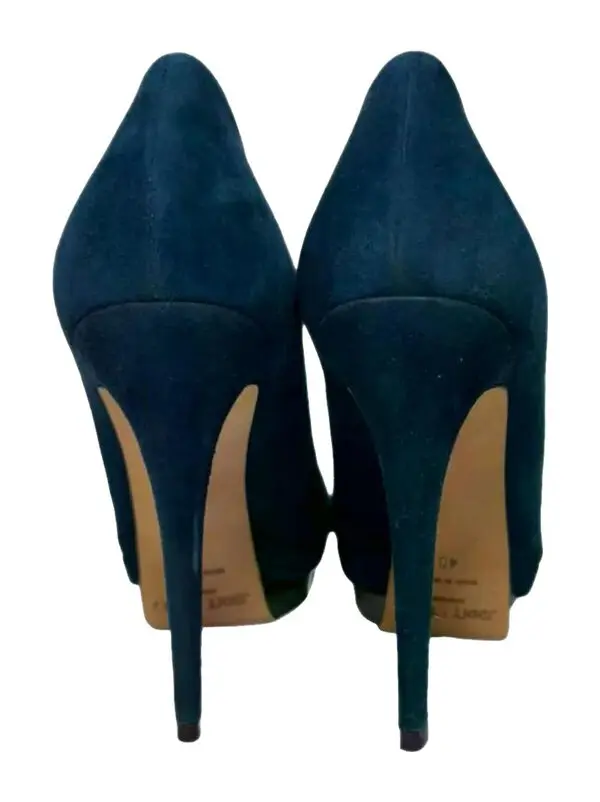 JIMMY CHOO Suede Platform Pumps - Blue