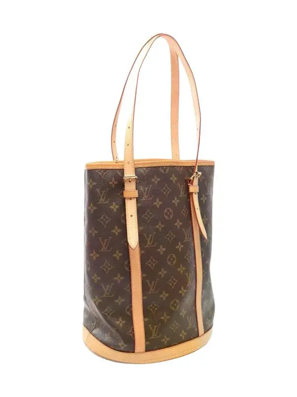 LOUIS VUITTON Monogram Canvas Bucket Shoulder Bag - Brown