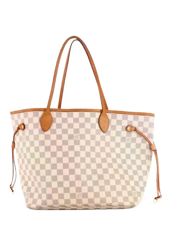 LOUIS VUITTON Neverfull Tote Bag - White