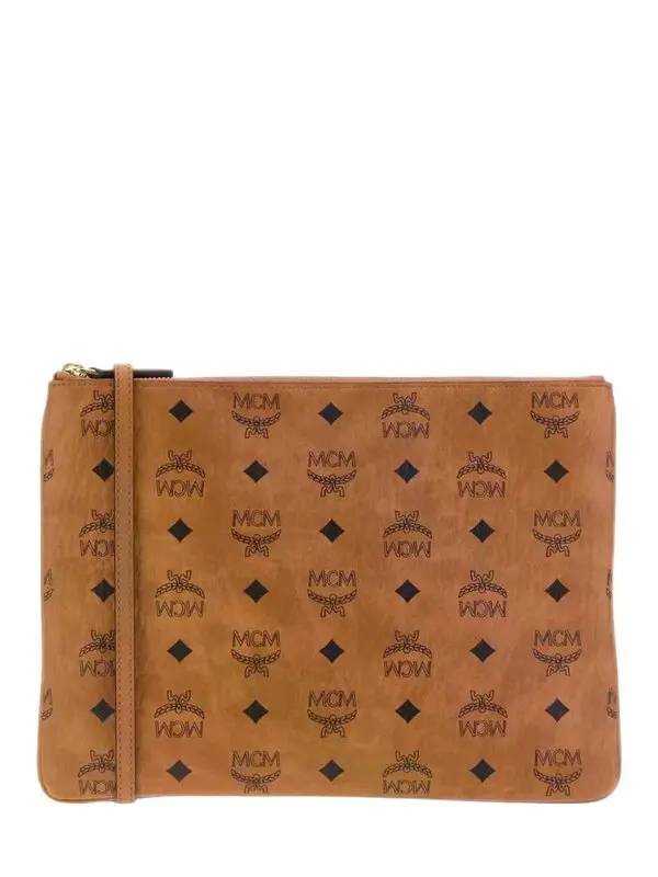 Mcm Visetos Cross Body Bag - Brown