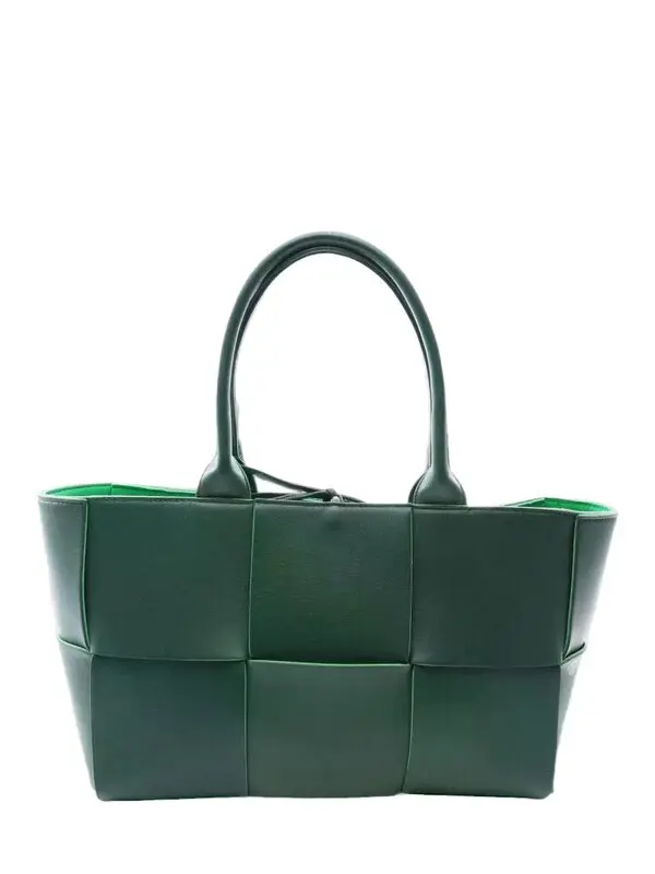 Bottega Veneta Arco Small Maxi Intrecciato Handbag - Green