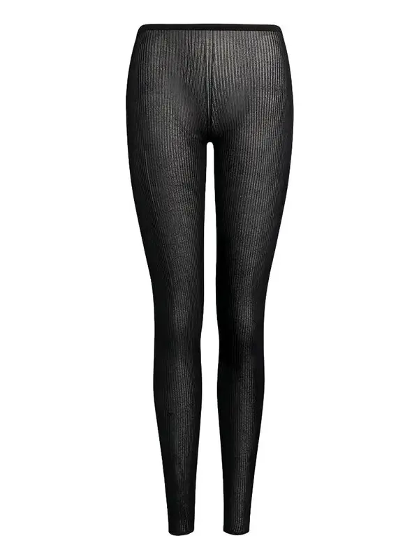 DONDUP Ribbed-knit Leggings - Black
