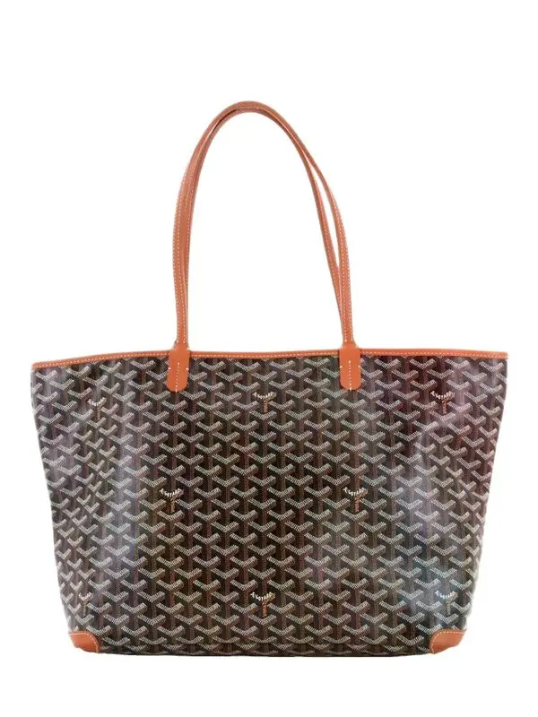Goyard Artois Tote Coated Canvas Mm Shoulder Bag - Brown