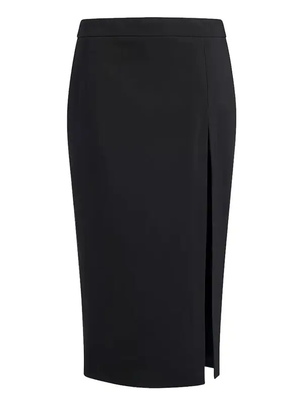 DONDUP Side-slit Maxi Skirt - Black