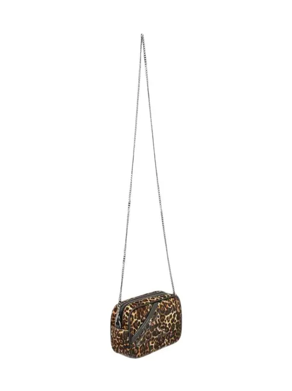 GOLDEN GOOSE Mini Star Leopard-print Shoulder Bag - Neutrals