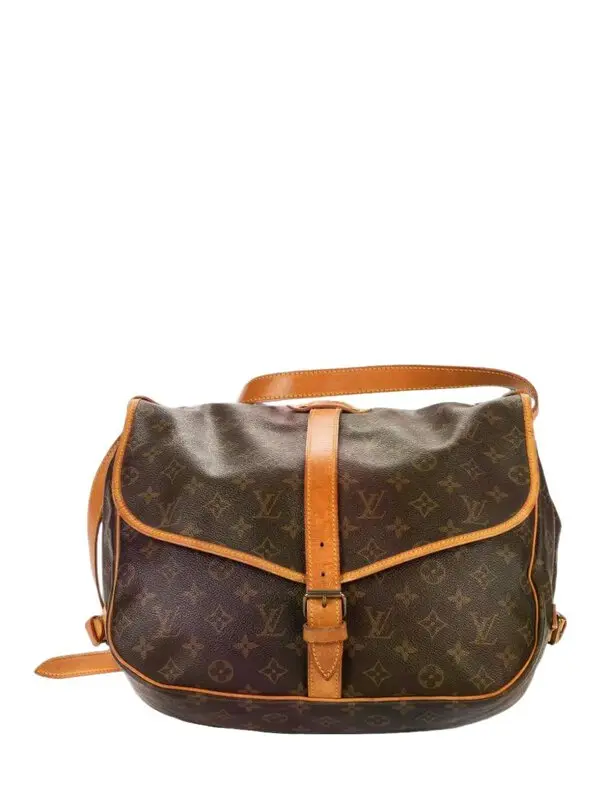 LOUIS VUITTON Saumur Gm Crossbody Bag - Brown