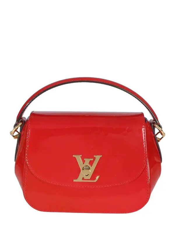 LOUIS VUITTON Pasadena Monogram Vernis Bag - Red