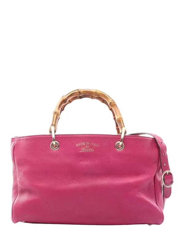 Gucci Bamboo Shopper Tote Bag - Pink