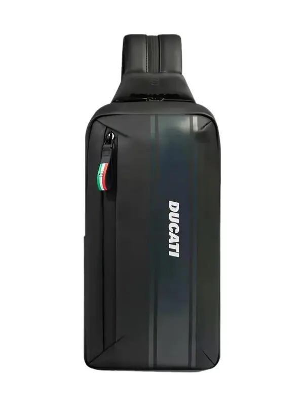 PIQUADRO X Ducati Logo-print Backpack - Black