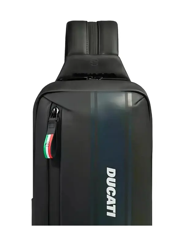 PIQUADRO X Ducati Logo-print Backpack - Black