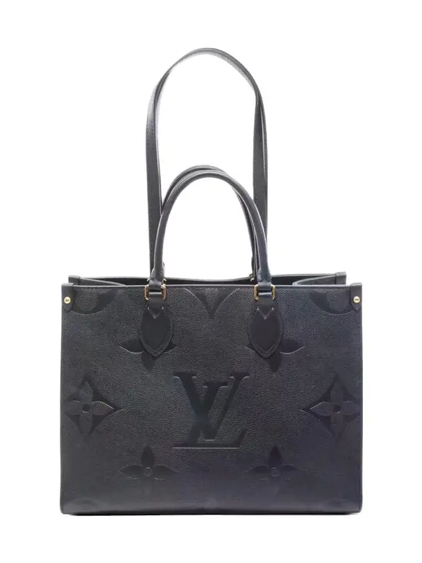 LOUIS VUITTON Monogram Empreinte Onthego Tote Bag - Black