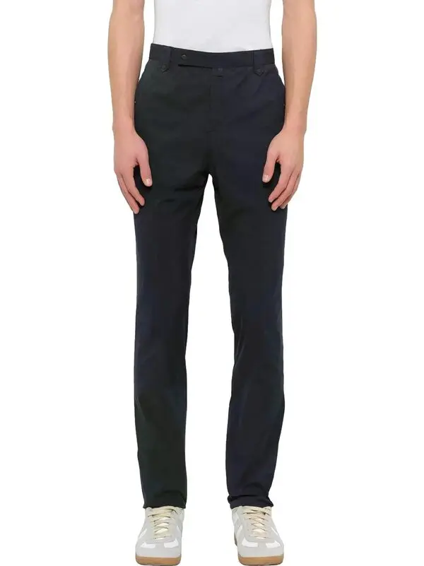 LANVIN Slim-fit Button-fastening Trousers - Blue