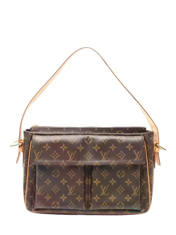 LOUIS VUITTON Monogram Vivacite Shoulder Bag - Brown