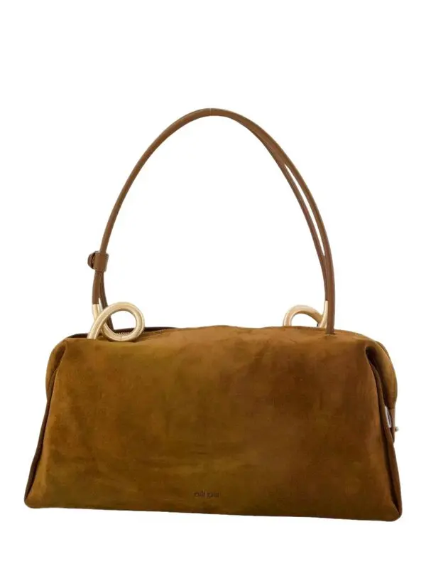 Cult Gaia Azariah Suede Shoulder Bag - Brown