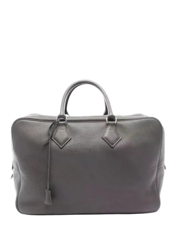 Hermès 2001 Plume 45 Boston Tote Bag - Black
