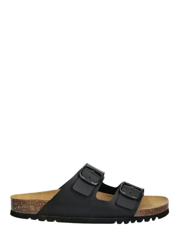 DR. SCHOLL'S SHOES Buckle-fastening Slides - Black
