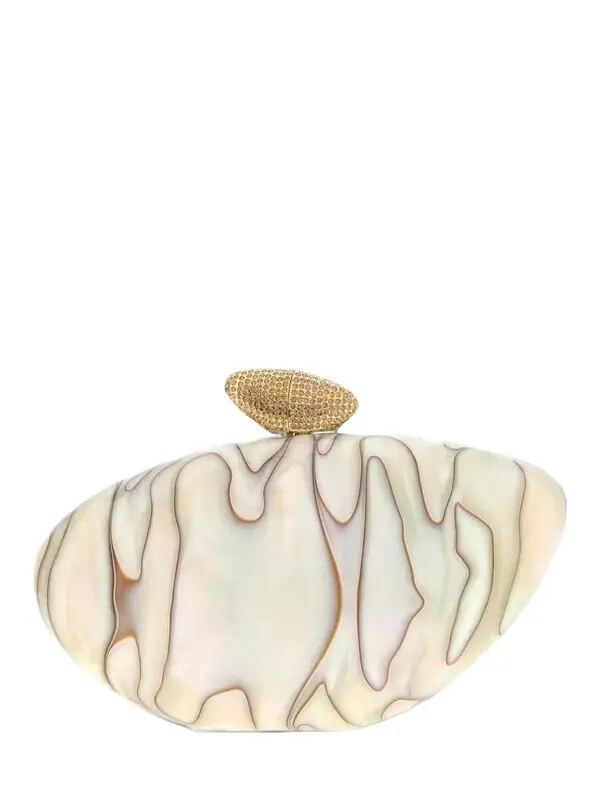 Benedetta Bruzziches Mini Armonia Clutch Bag - Neutrals
