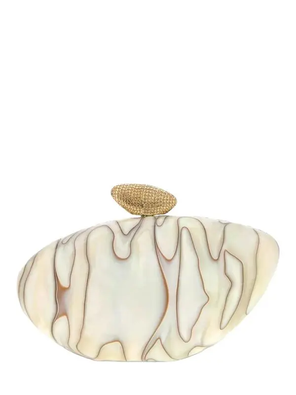 Benedetta Bruzziches Mini Armonia Clutch Bag - Neutrals