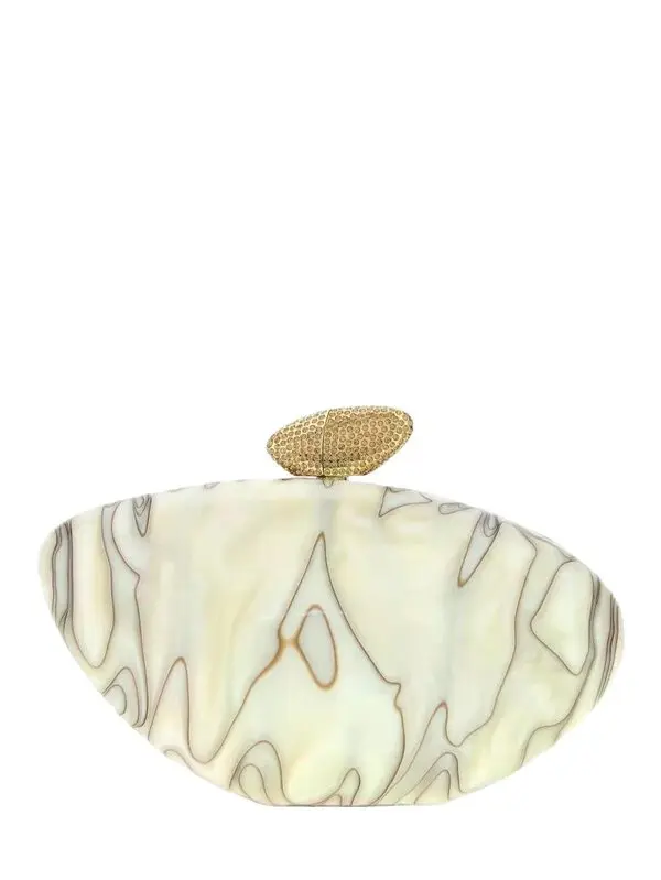 Benedetta Bruzziches Mini Armonia Clutch Bag - Neutrals