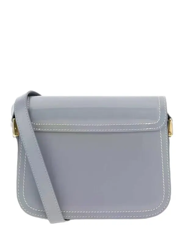 A.p.c. Small Grace Leather Shoulder Bag - Blue
