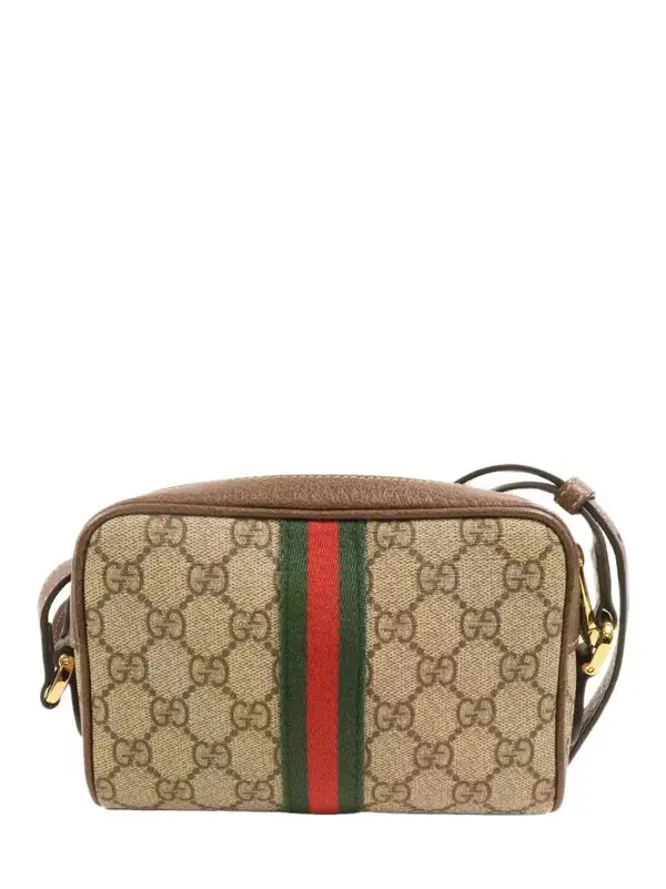 Gucci Ophidia Gg-supreme Shoulder Bag - Neutrals