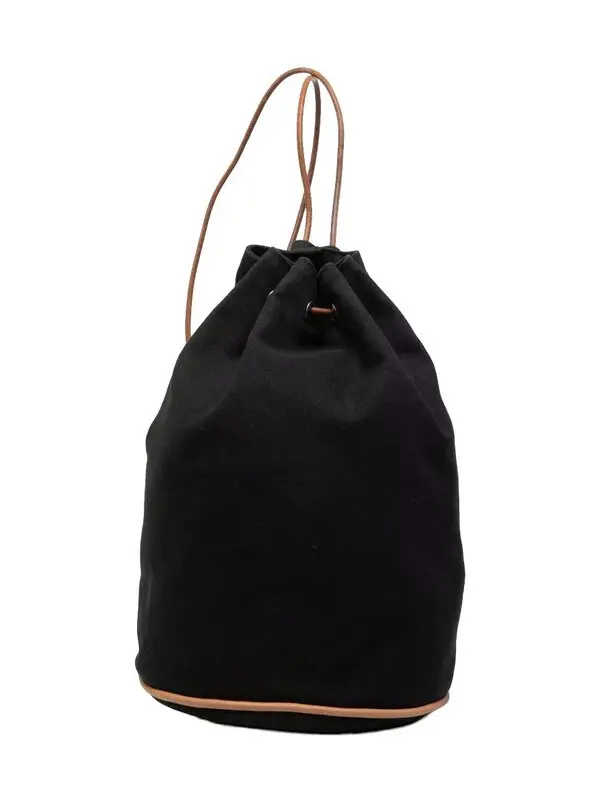 Hermès Toile Polochon Mimile Backpack - Black