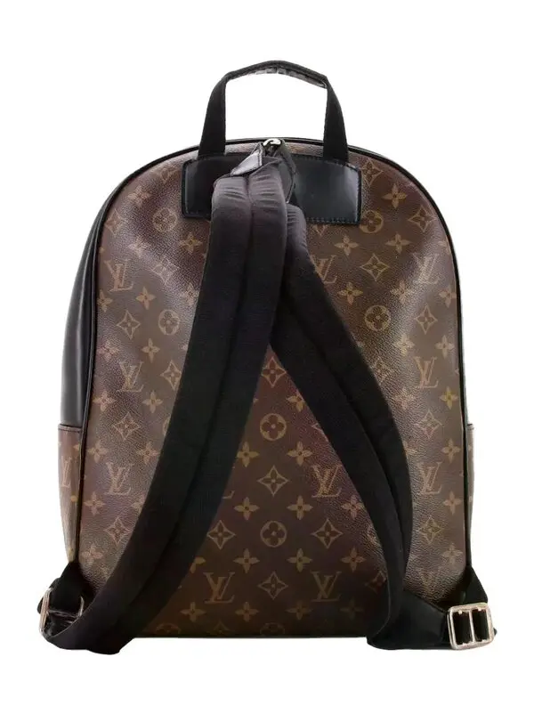 LOUIS VUITTON Josh Macassar Monogram Canvas Backpack - Brown