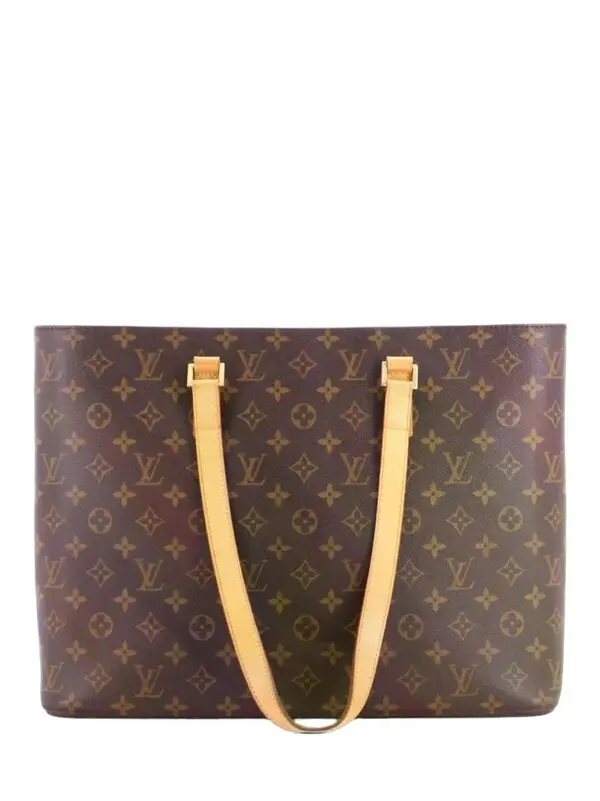 LOUIS VUITTON Monogram Canvas Luco Tote Bag - Brown
