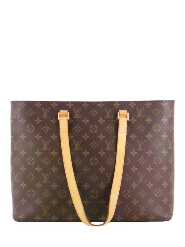 LOUIS VUITTON Monogram Canvas Luco Tote Bag - Brown