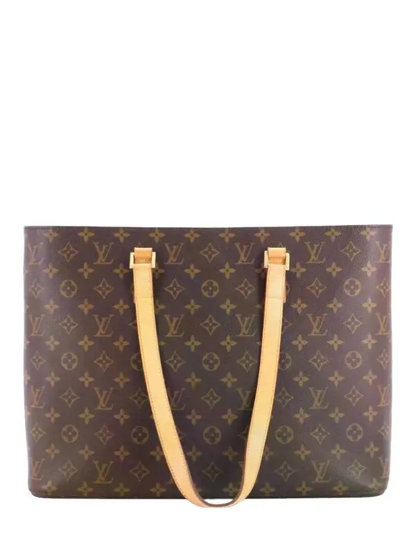 LOUIS VUITTON Monogram Canvas Luco Tote Bag - Brown