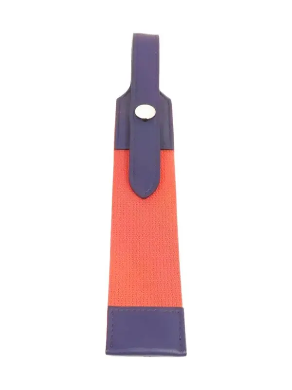 Hermès Vaux Swift Leather Luggage Tag - Orange