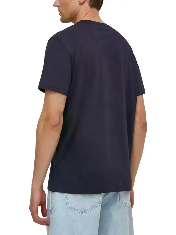 Gant Logo-embroidered T-shirt - Blue