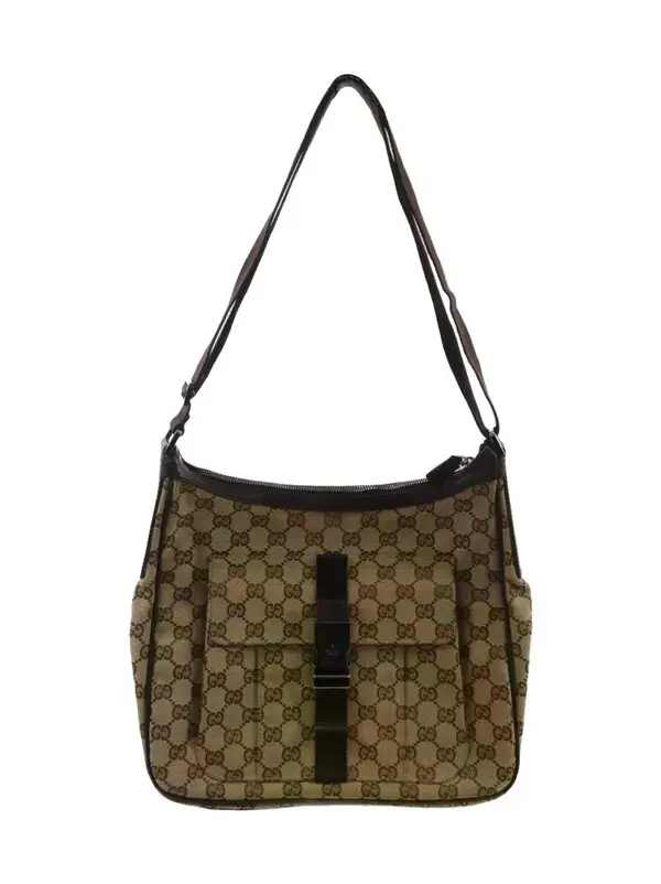 Gucci Gg Canvas Shoulder Bag - Neutrals