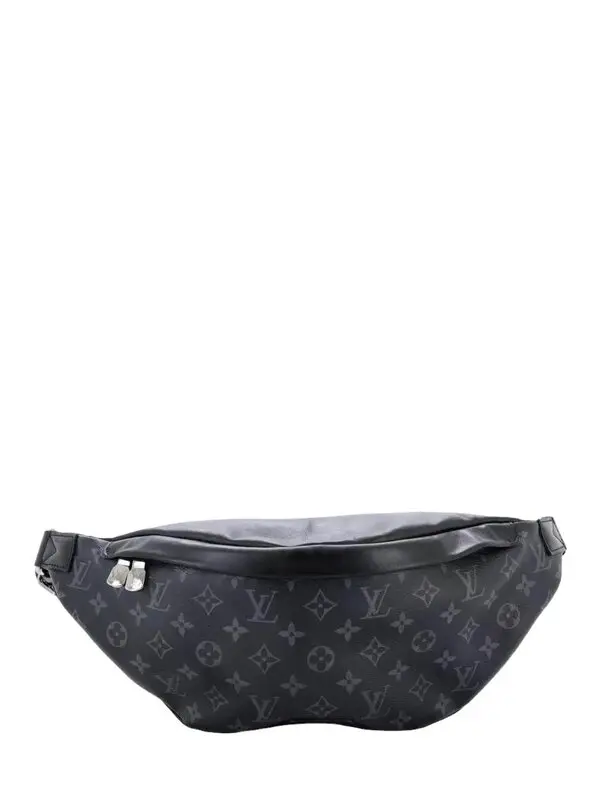 LOUIS VUITTON Monogram Eclipse Canvas Belt Bag - Black