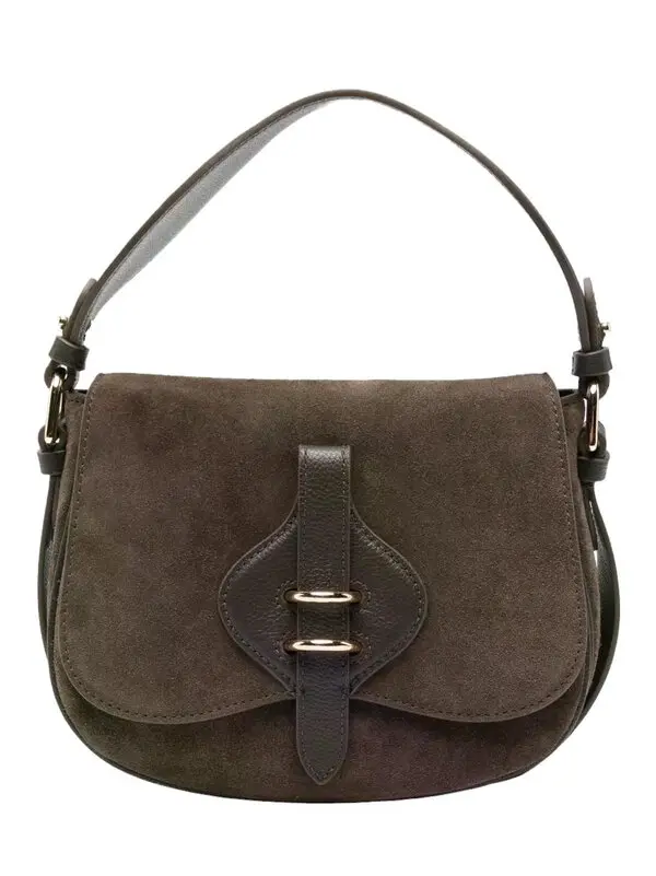 COCCINELLE Suede Shoulder Bag - Grey