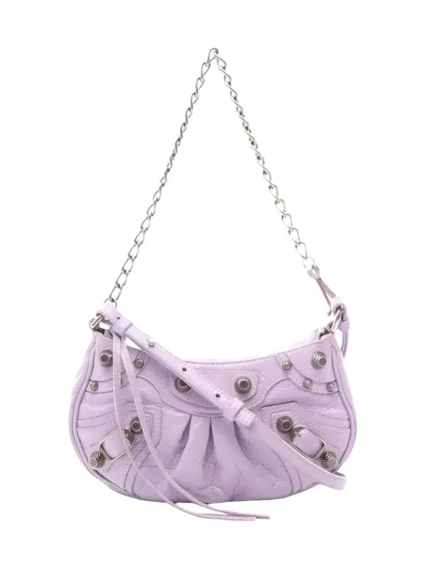 Balenciaga Le Cagole Mini Shoulder Bag - Purple