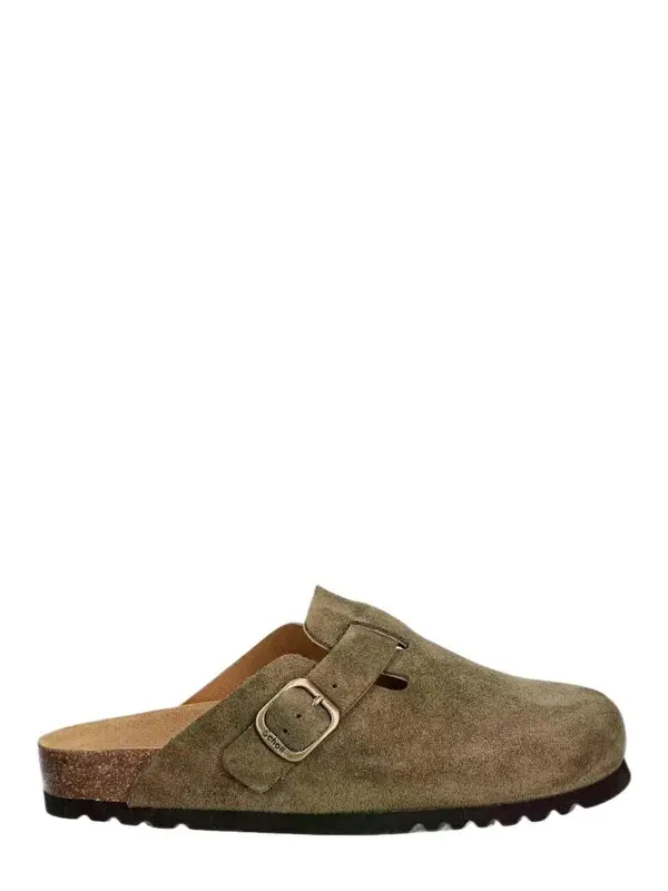 DR. SCHOLL'S SHOES Suede Mules - Green