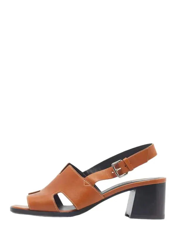 Hermès Elbe H-cut Sandals - Brown