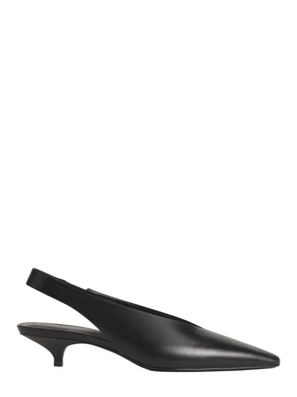REFORMATION Calista Slingback Kitten Heel - Black