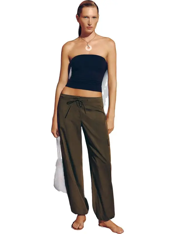 REFORMATION Sawyer Cargo Pant - Green