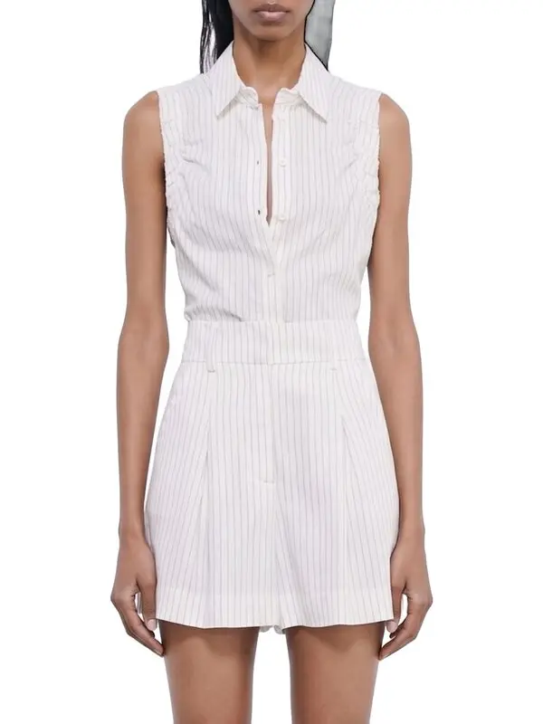 Patrizia Pepe Sleeveless Shirt - Striped