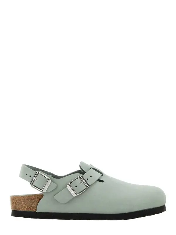 BIRKENSTOCK Buckled Clogs - Sage