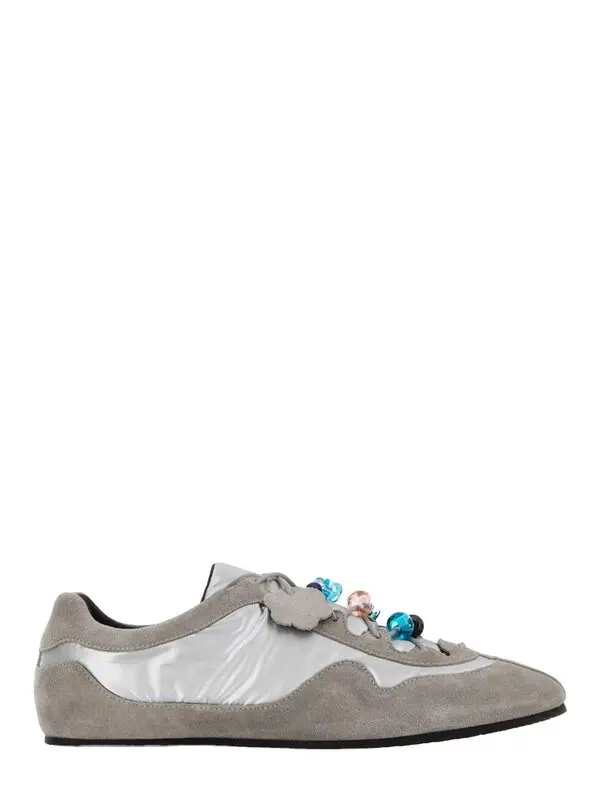 Cecilie Bahnsen Sneakers With Embellished Detail - Grey