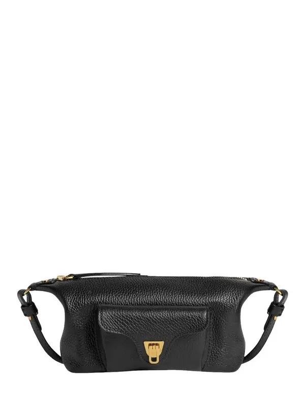 COCCINELLE Leather Shoulder Bag - Black