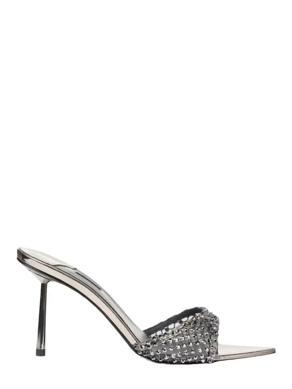 LE SILLA Embellished High Heel Sandals - Grey